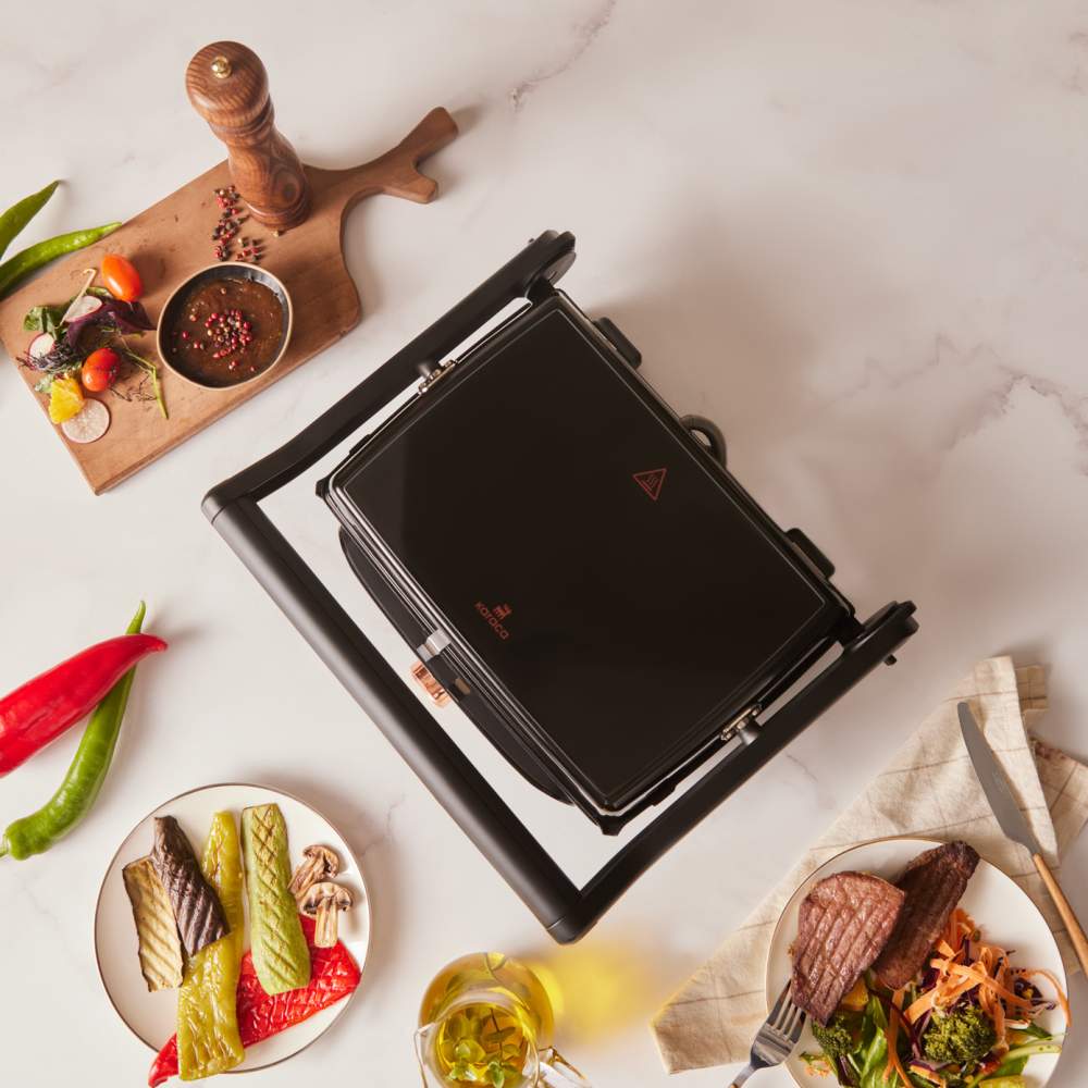 Karaca Gastro Grill Glass Premium 2400W Toaster and Grill ...